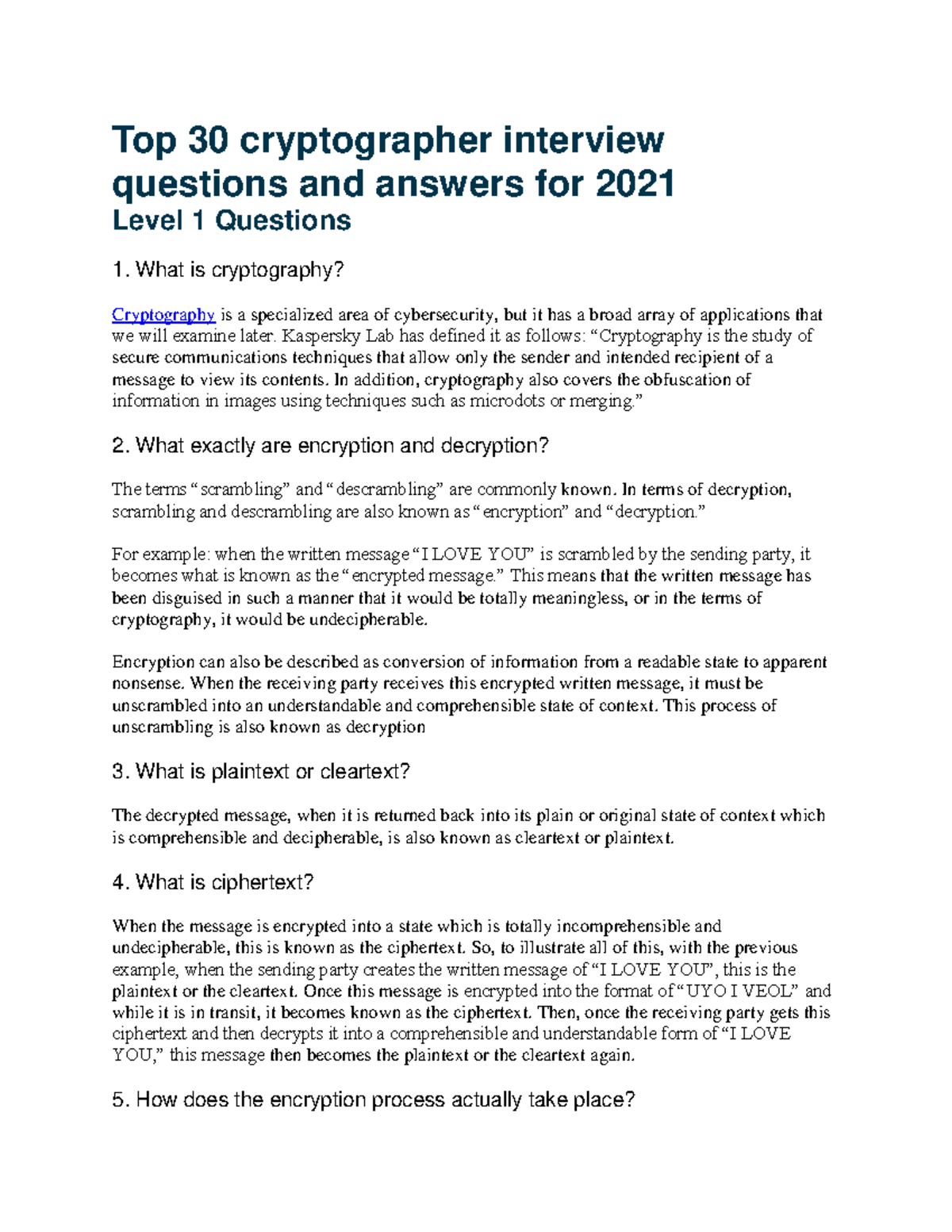 CSS Interview Question - Top 30 cryptographer interview questions and ...