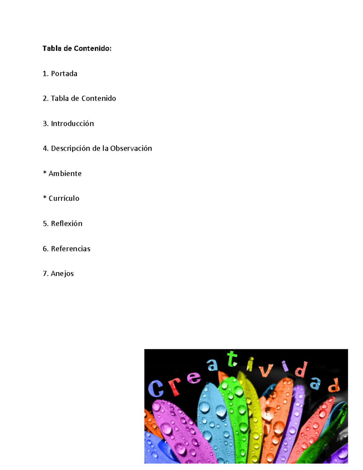 Experiencia de Campo - Clase Arte y Creatividad - Warning: TT: undefined function: 32 Warning ...