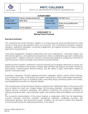 NSRC NSTP form - notes - PNTC COLLEGES REGISTRATION FORM AND ...
