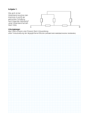E-Technik Klausur - Prof. Dr. W. Krzyzanowski Grundlagen der Elektrotechnik Klausur WS 1996 ...