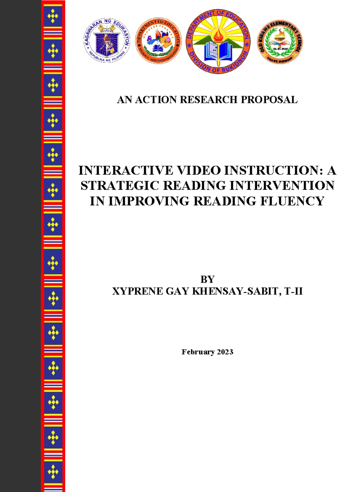 research paper In integrating schools using traditional and local ...