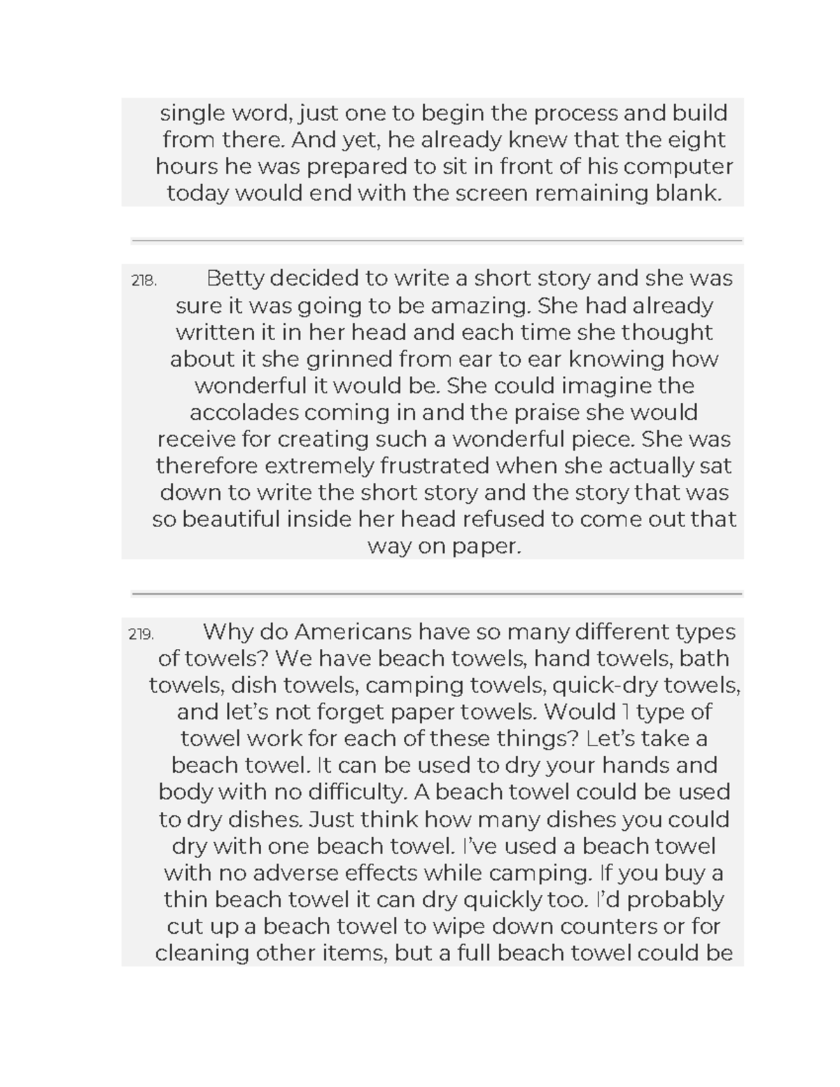 The importance of proper-67 - single word, just one to begin the ...