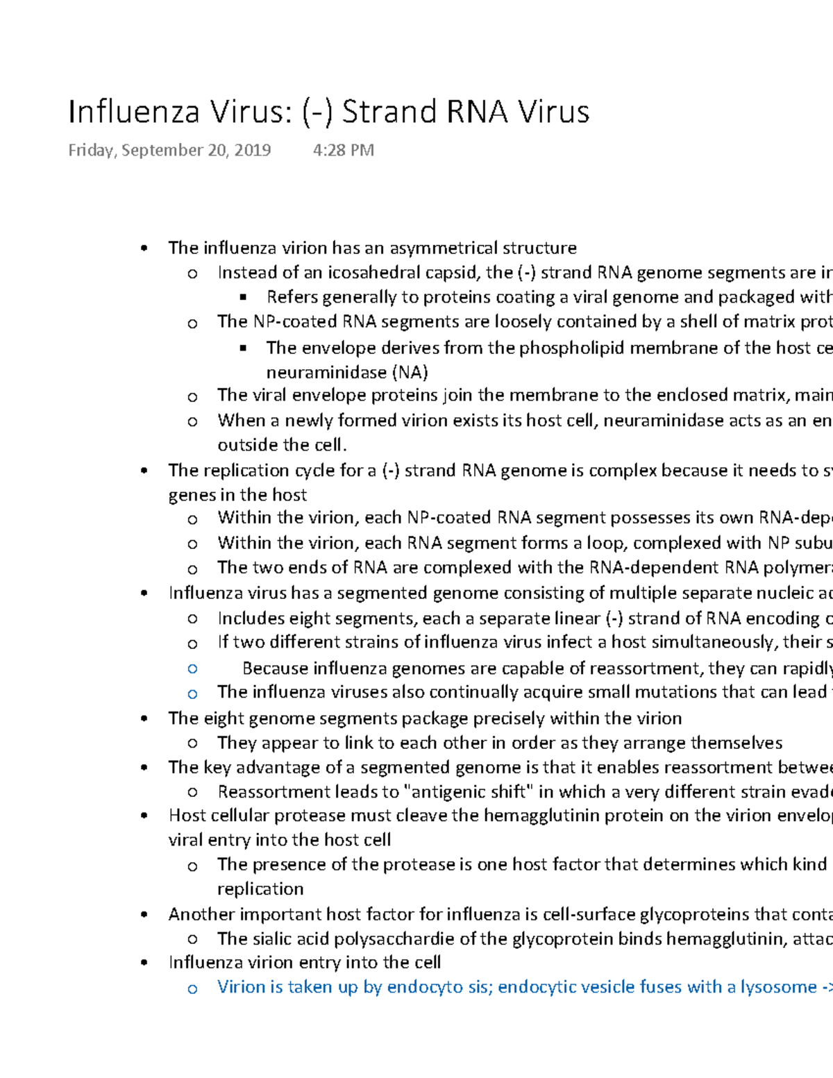Influenza Virus (-) Strand RNA Virus - Warning: TT: undefined function: 32 Warning: TT ...
