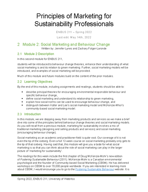 Module 3 - The Marketing Mix and the Marketing Plan - Principles of ...