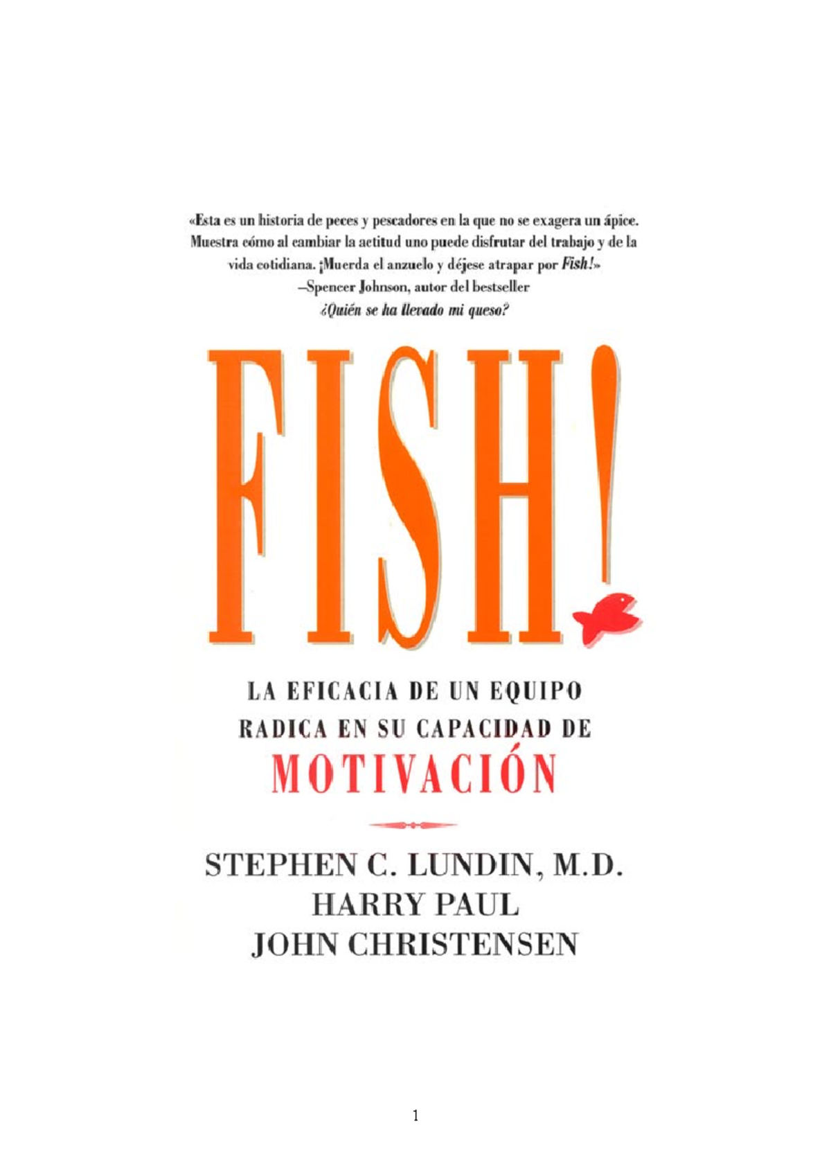 FISH 1 - El libro FISH que muestra los modelos de cambio en las ...