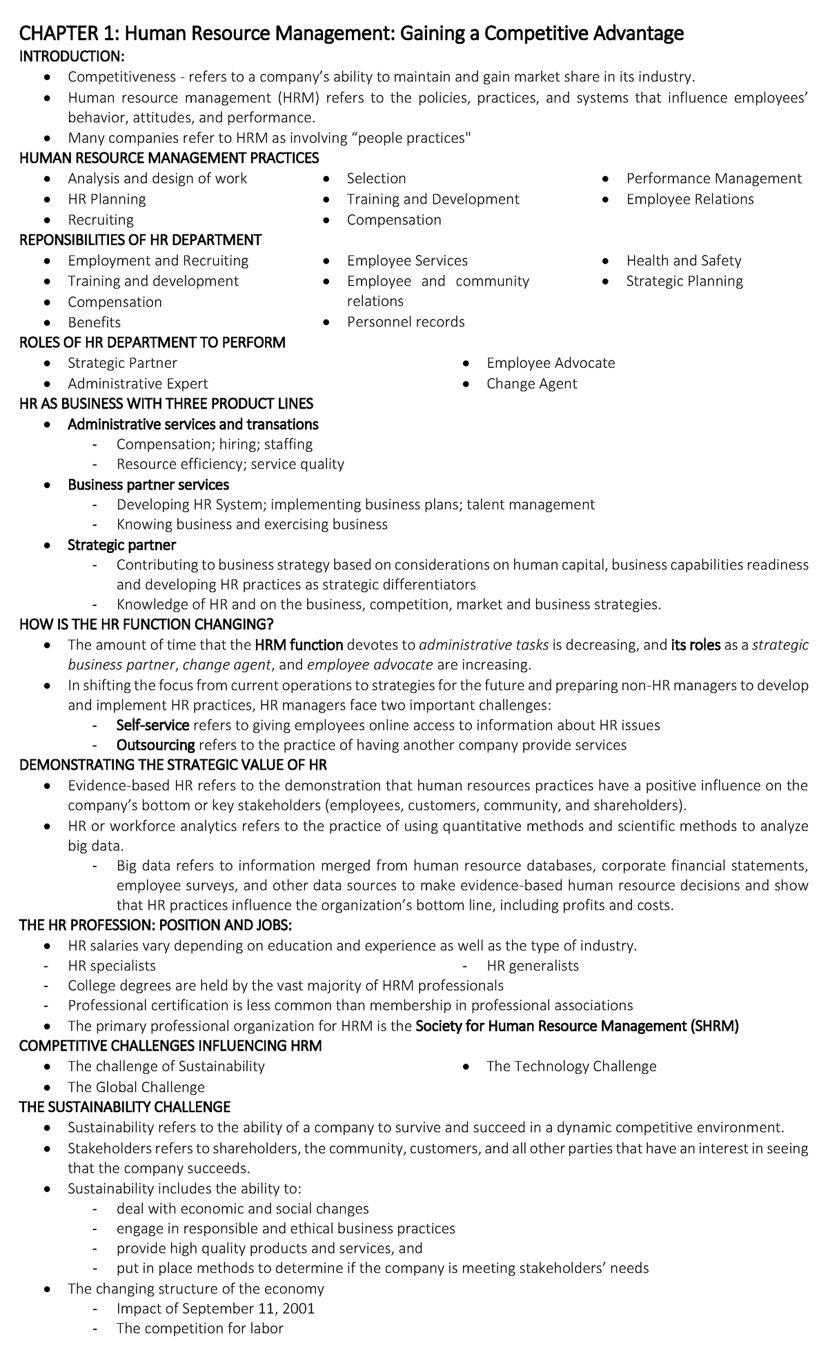 Chap 1-14 HRM - Compilation of Lesson 1 -14 in Human Resource ...