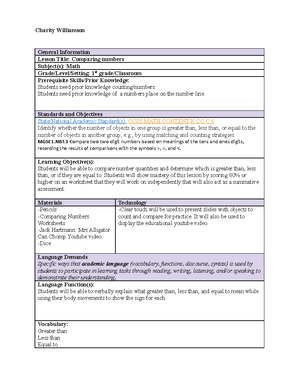 C732 Task 1 - task 1 - Direct Instrucion Lesson Plan Template General ...