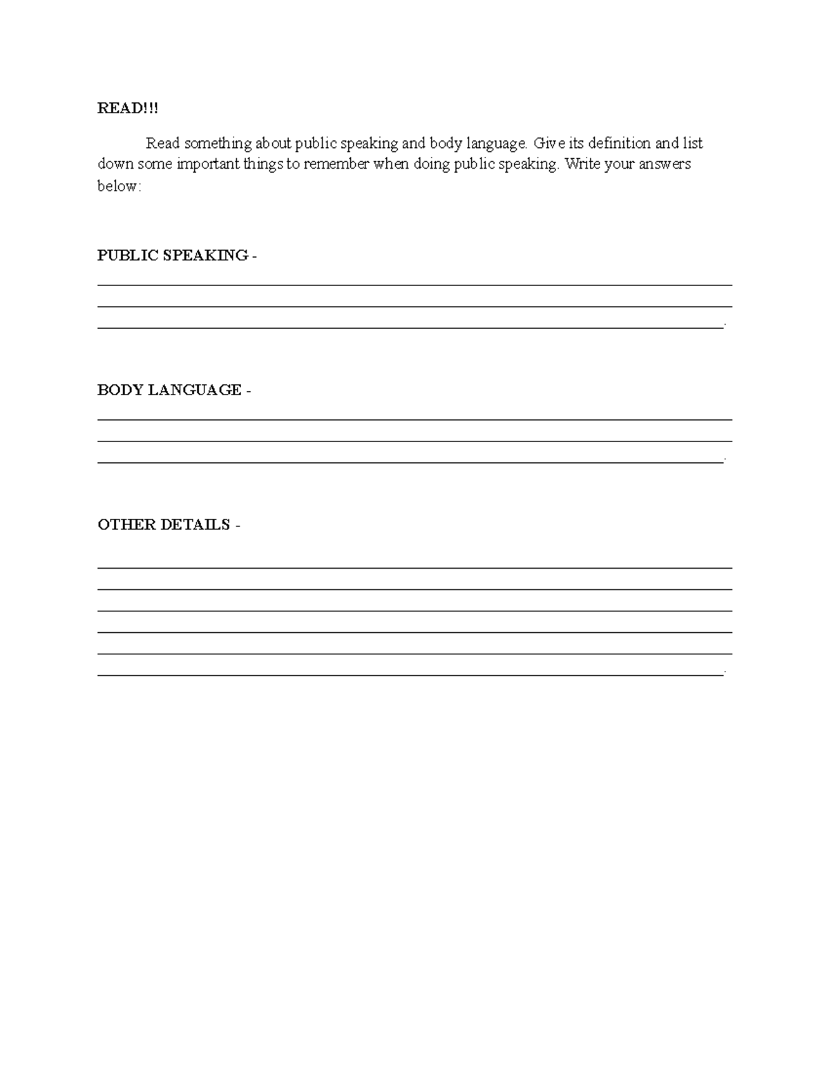 Instructional Materials for Reading, Writing, Speaking, Listening ...