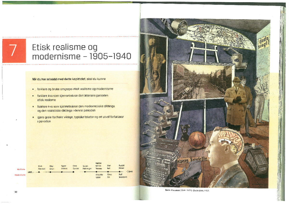 Etisk realisme 1905-1940 - NOR1300 - Studocu