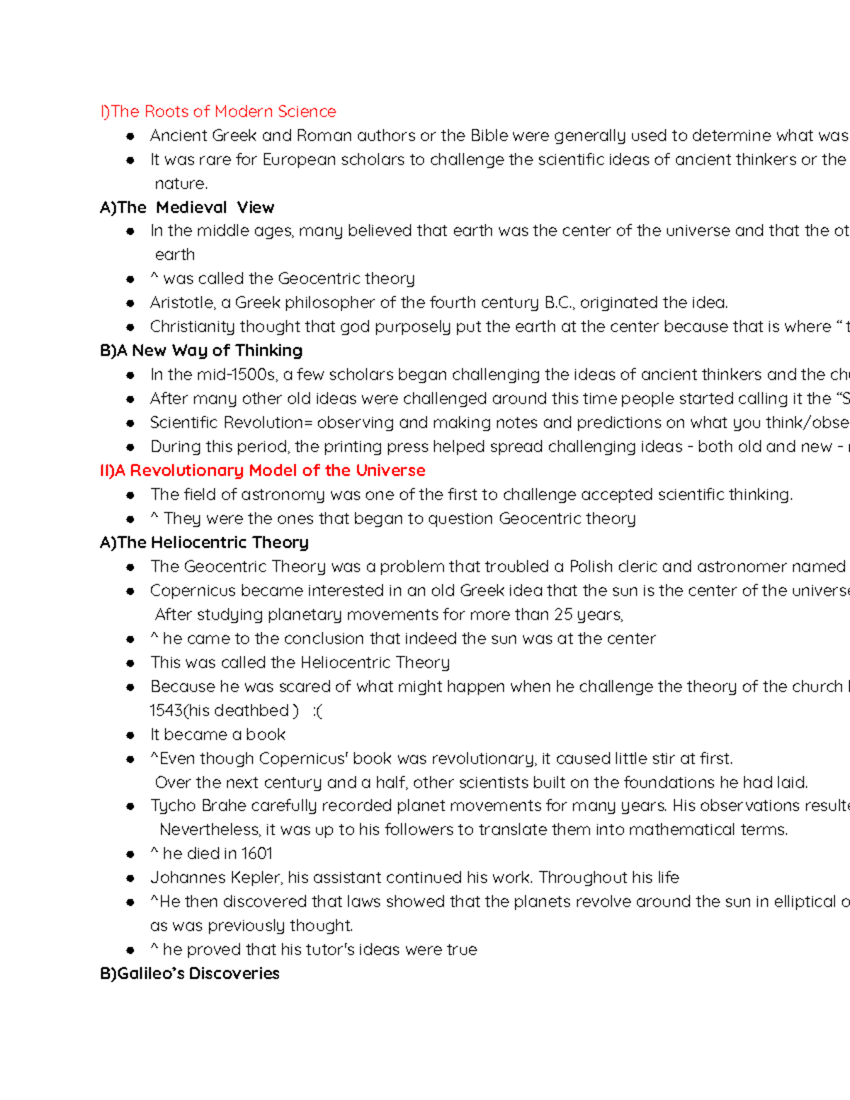 The roots of modern science - I)The Roots of Modern Science Ancient ...