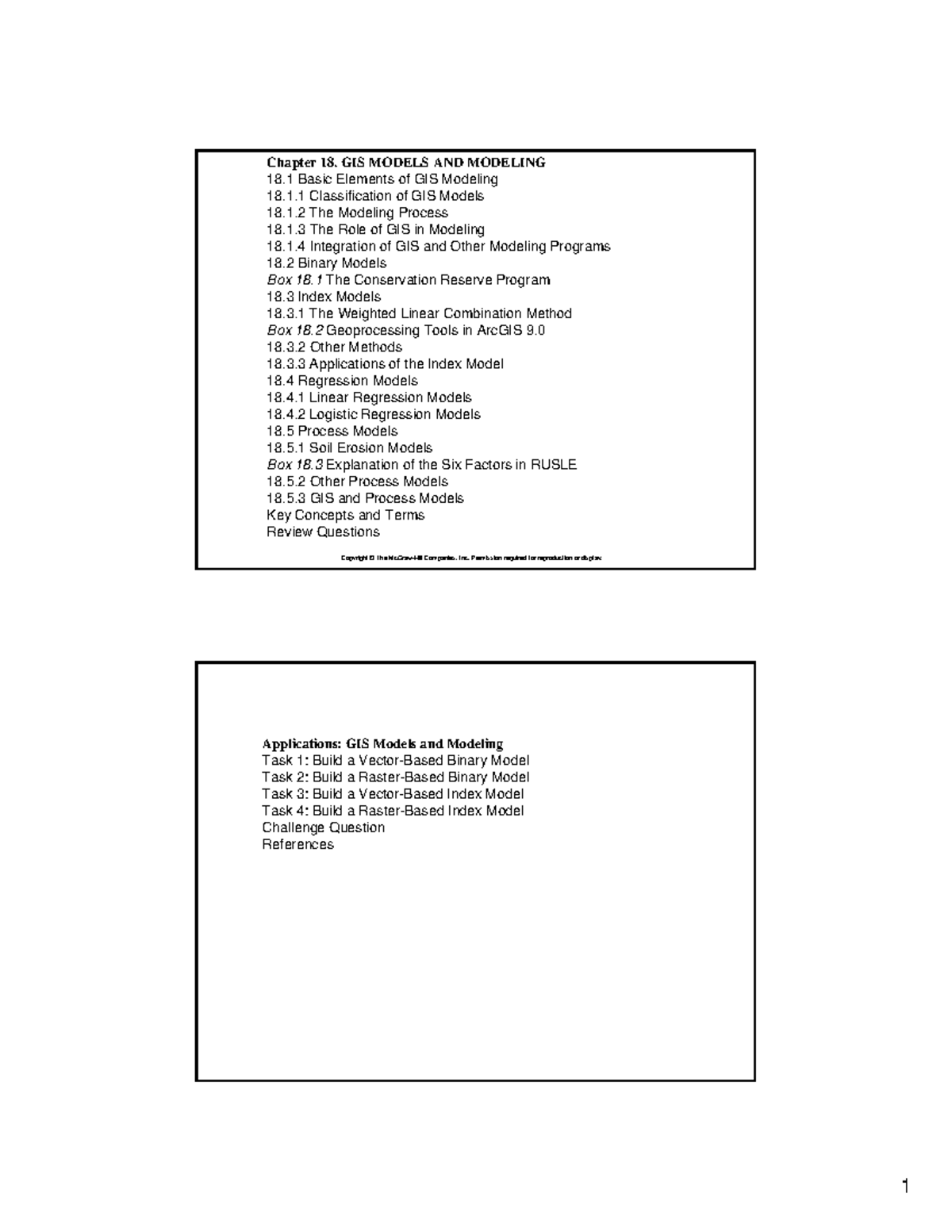 7.2GIS models - Hello - Chapter 18. GIS MODELS AND MODELING 18 Basic ...