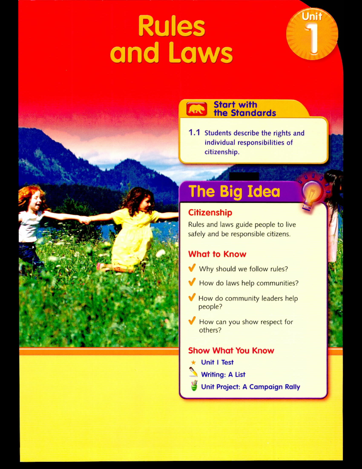 Unit 1 Intro-Lesson 2 1st grade REF - 101 - Studocu