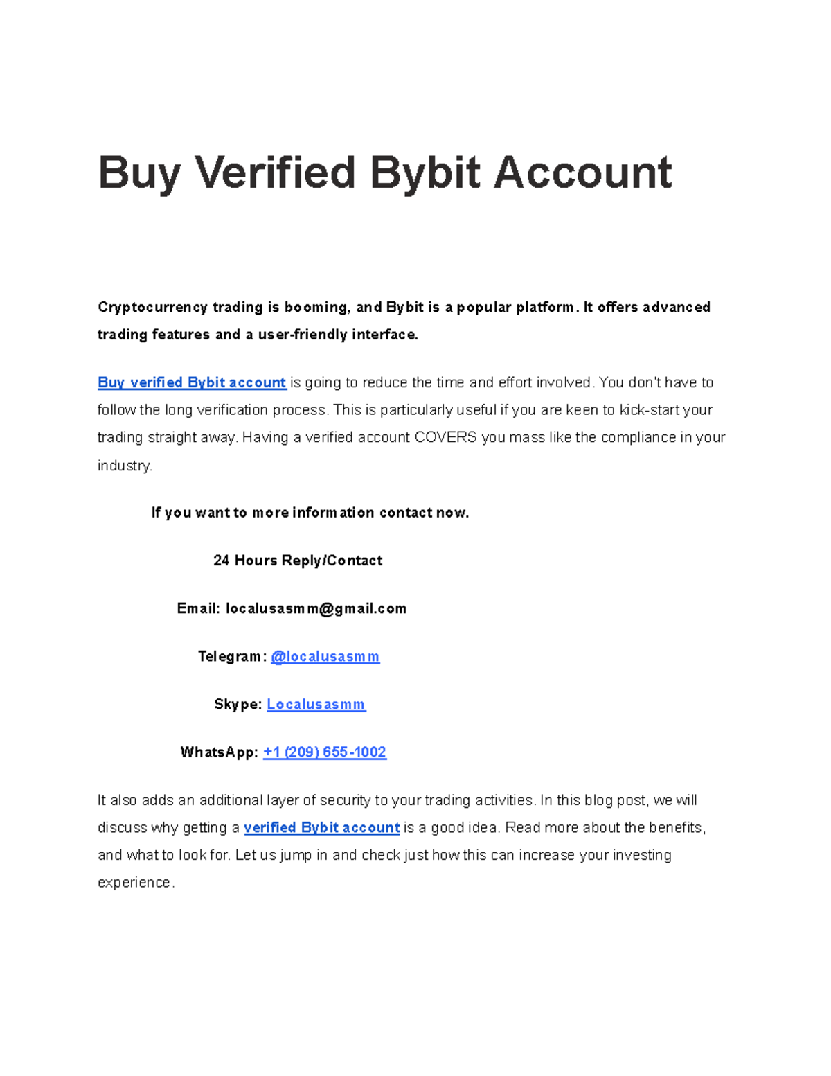 Buy Verified Bybit Account - Buy Verified Bybit Account Cryptocurrency ...