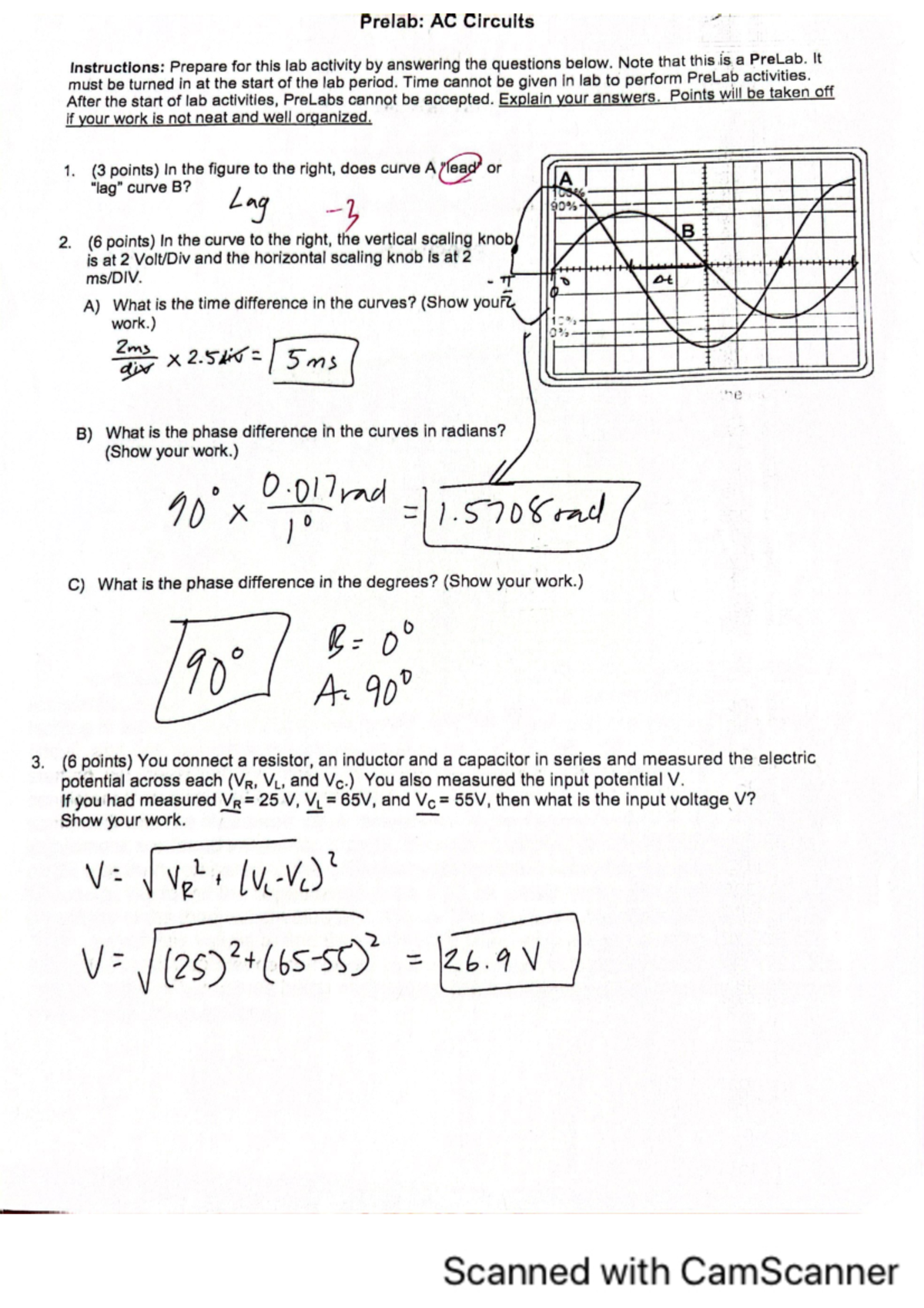 AC Circuits - PHY 1409 - Studocu
