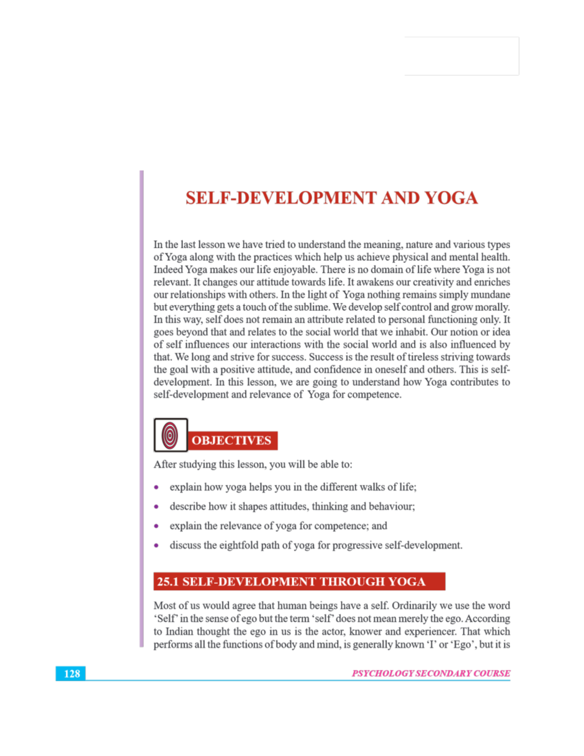 SELF- Development AND YOGA - Psychology - Studocu
