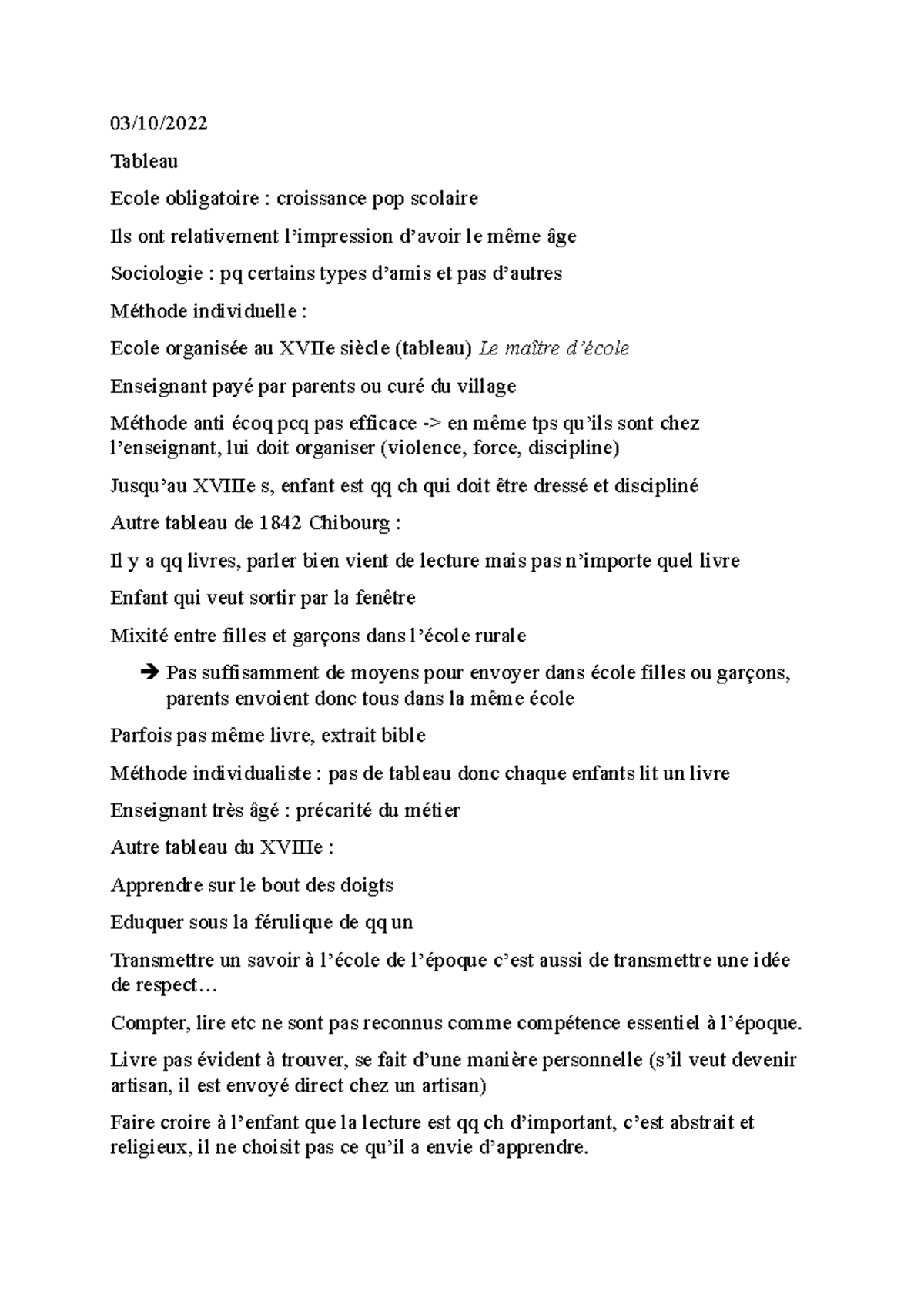 CM 4 - Cours Magistral numéro 4, mineure Sciences de l'éducation, prof ...