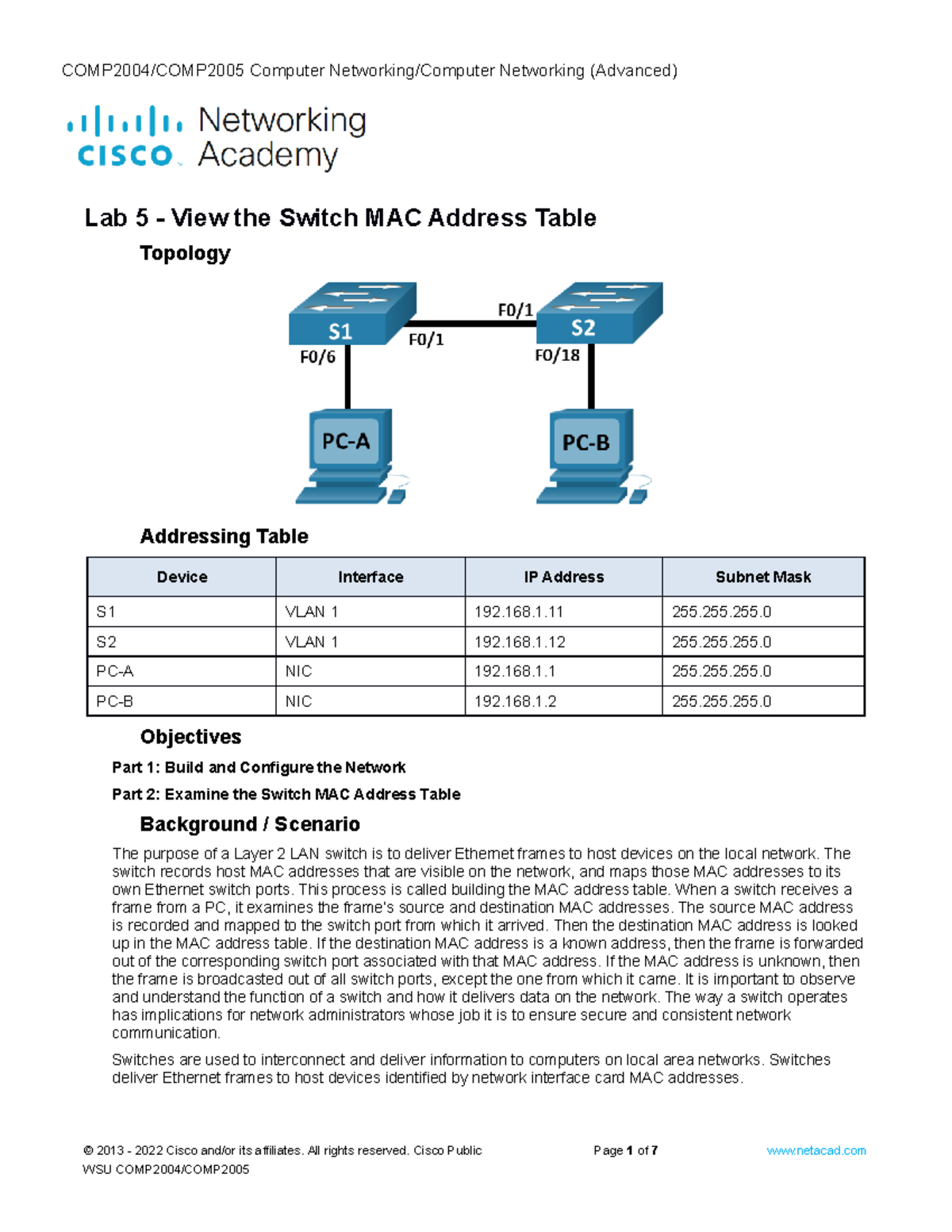 Lab5 CN22 - qrqrqrqrqrqrq - COMP2004/COMP2005 Computer Networking/Computer Networking (Advanced ...