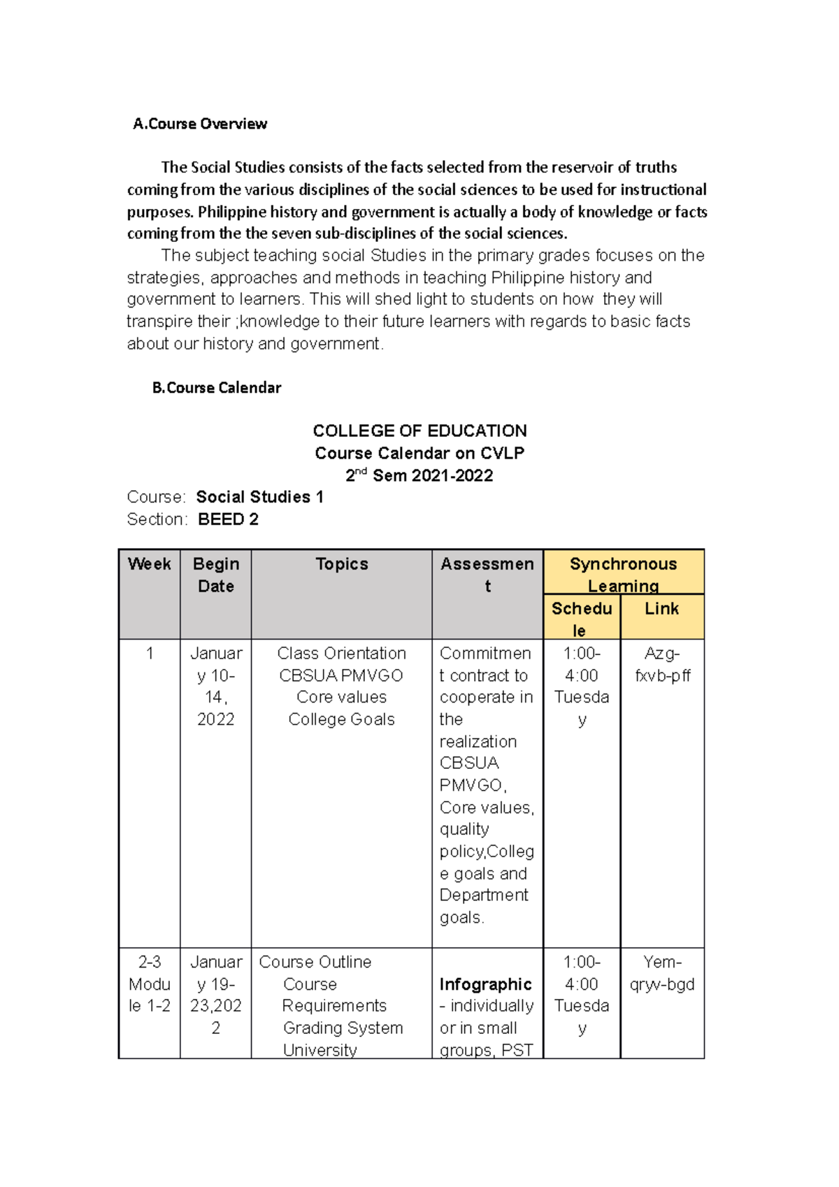 E11 Module-1-2-WEEK-2-3-2nd-sem 2021-2022 - A Overview The Social ...