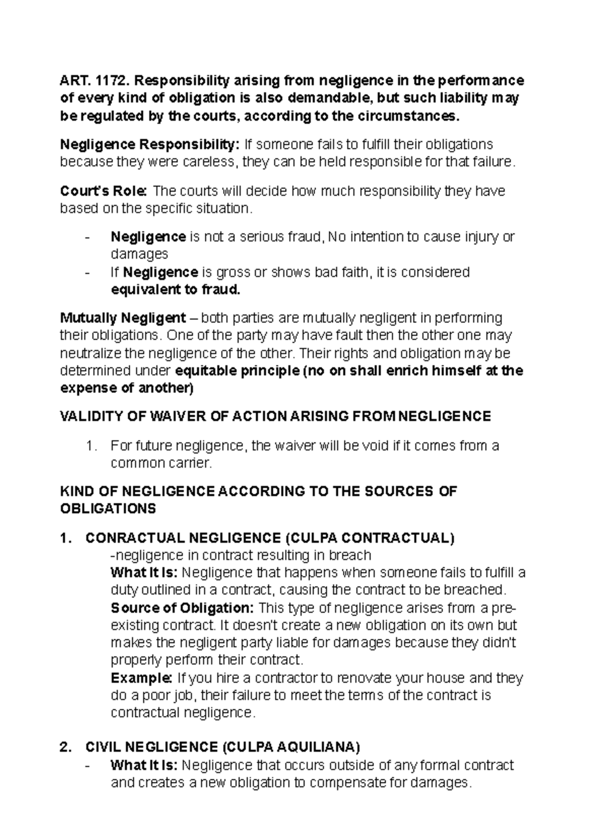 Article 1163-1178 - these are the simplified and summarized information ...