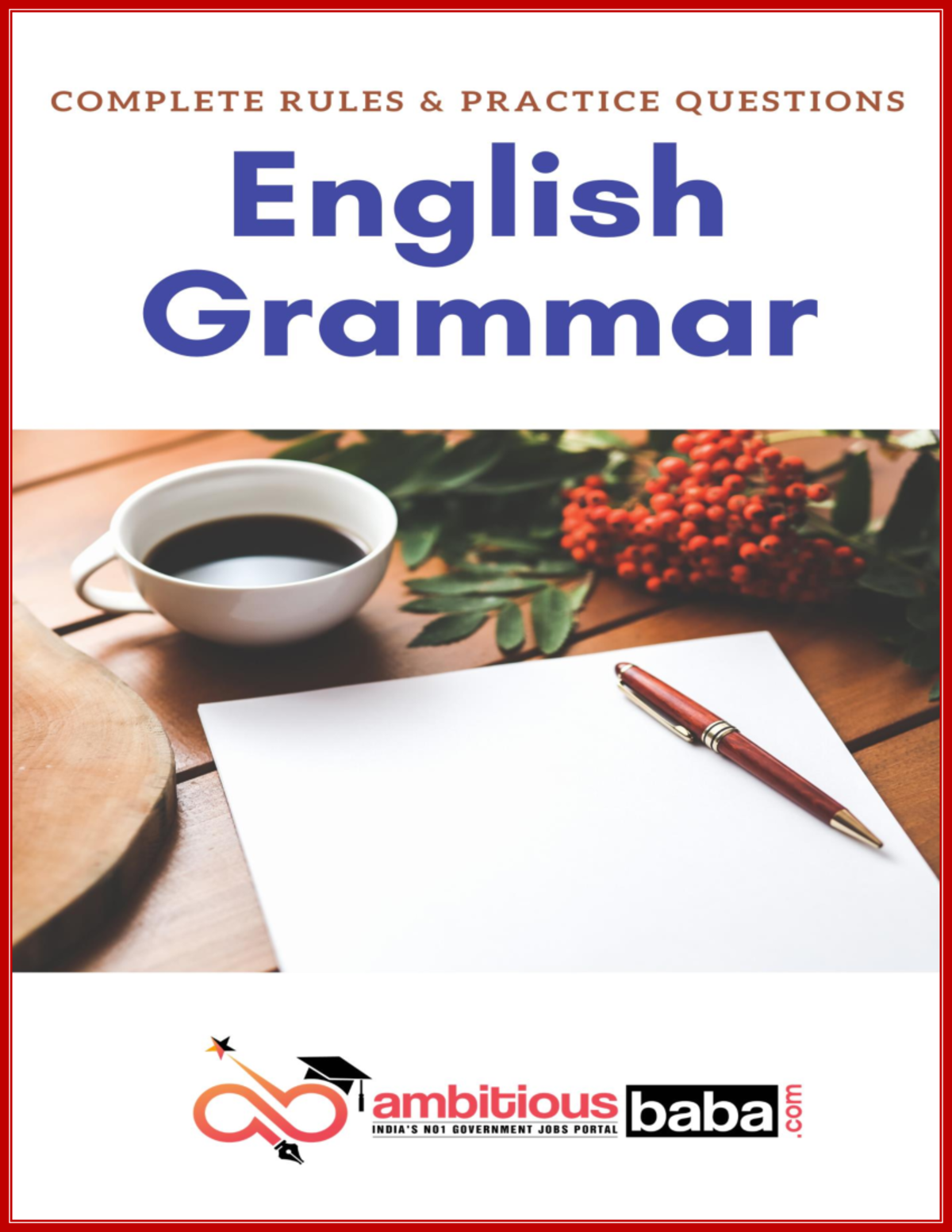 AB English Grammar Rules Practice Questions PDF - Complete English ...