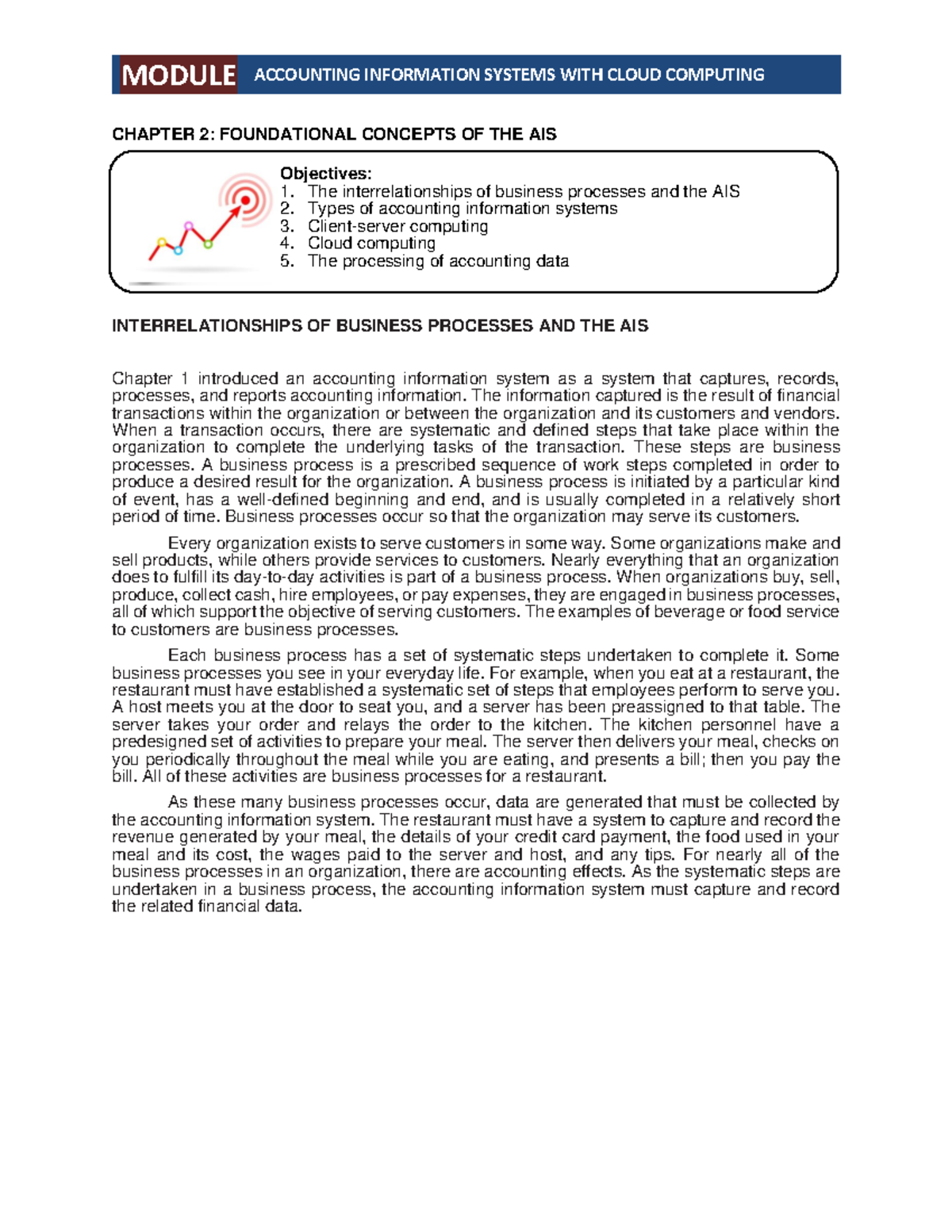 Chapter 2 - Foundational Concepts OF THE AIS - CHAPTER 2: FOUNDATIONAL ...
