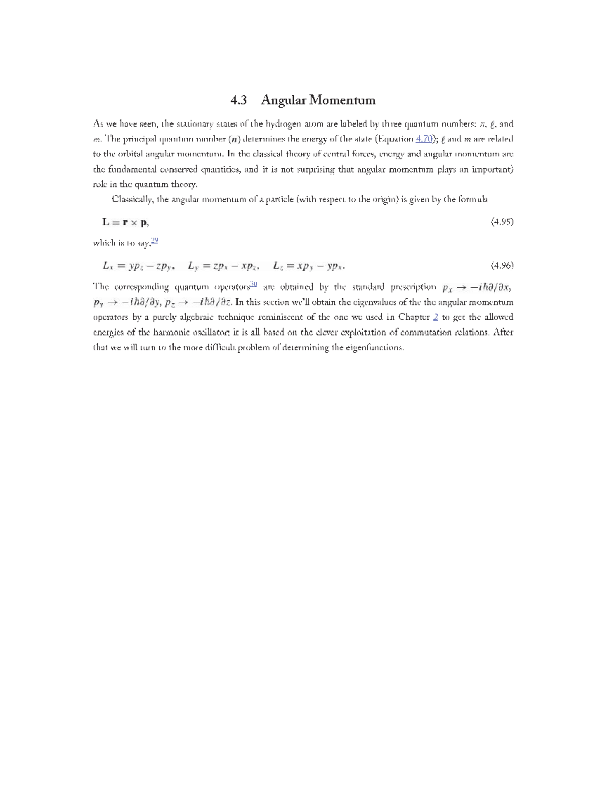 Angular Momentum - Chapter 4 Lecture Notes - PH 3410 - Studocu