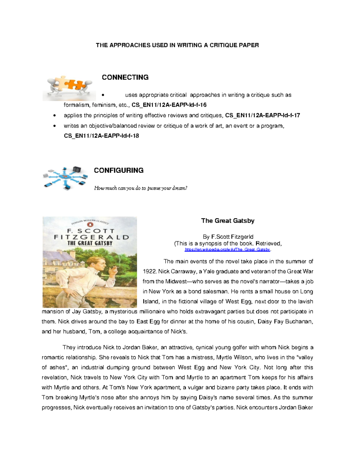 Week 10 Day 1 Lecture - EAPP - THE APPROACHES USED IN WRITING A ...