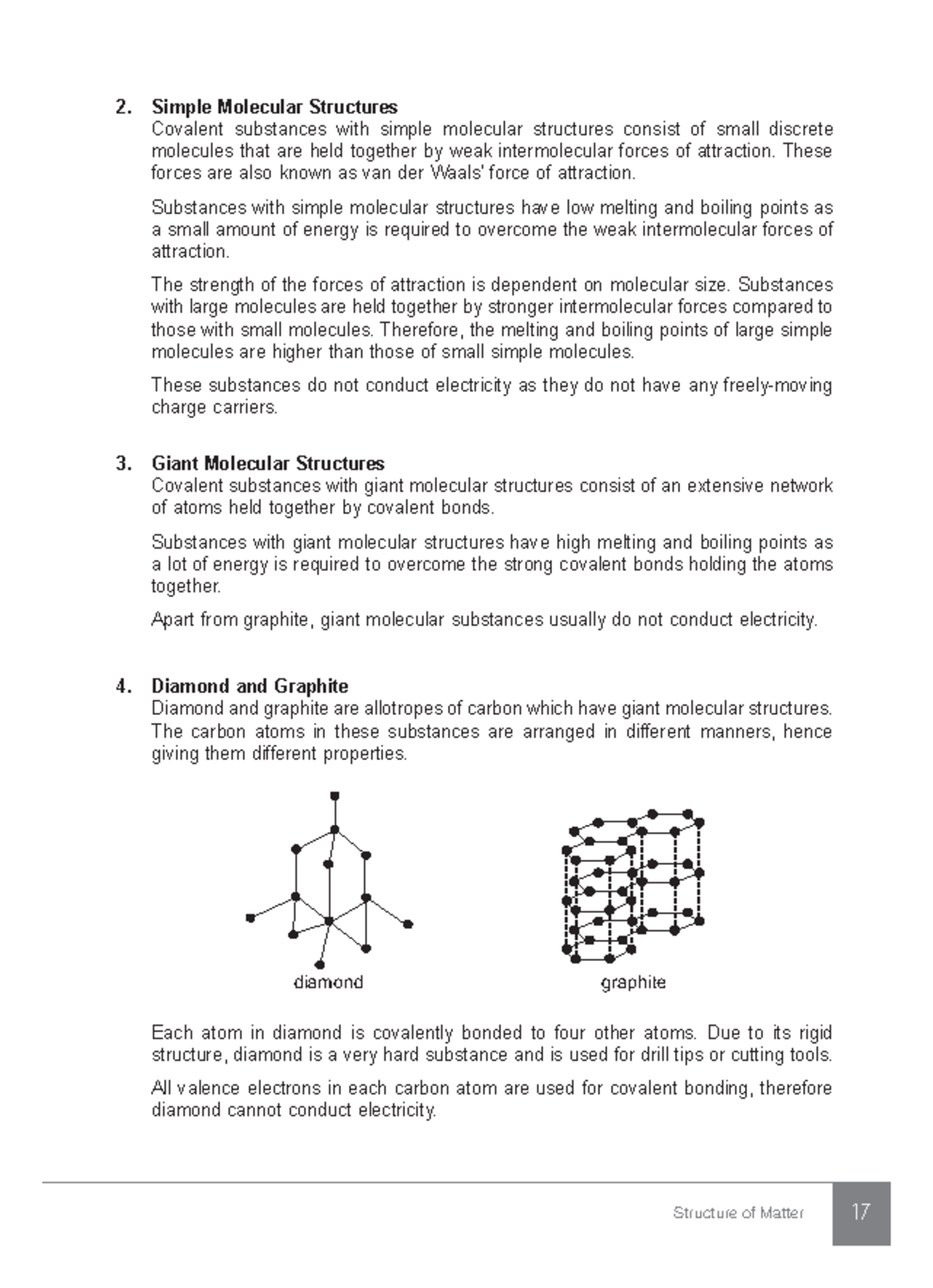 25 - hello - Structure of Matter 17 Simple Molecular Structures ...