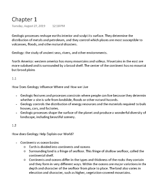 Introduction to Geology - Introduction to Geology Geometry of lines and ...