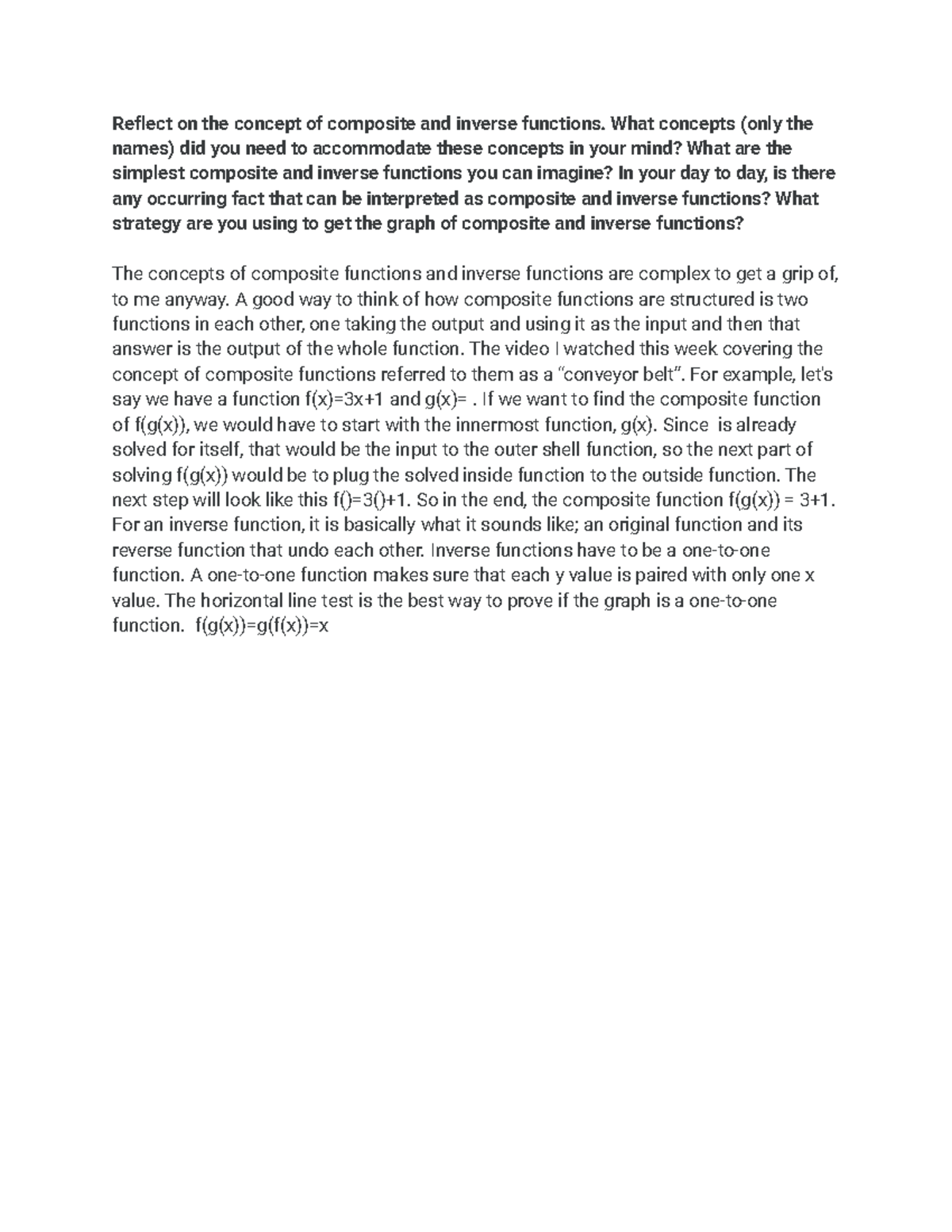 Learning Journal 4 - work - Reflect on the concept of composite and ...