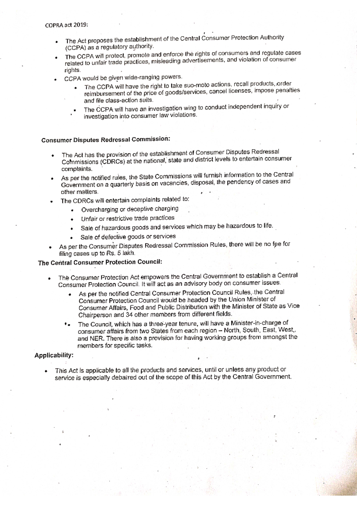 Economics copra 2019 ballb - Industrial economics - MSU - Studocu