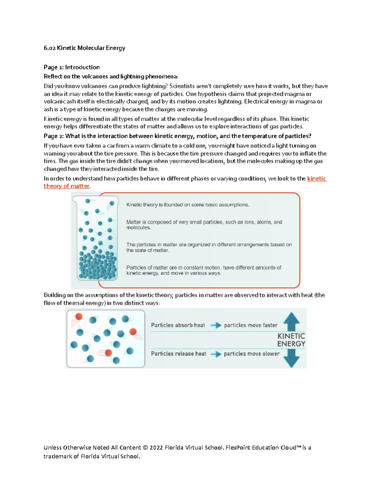 6.02 chemistry notes - Kinetic Molecular Theory - 6 Kinetic Molecular ...