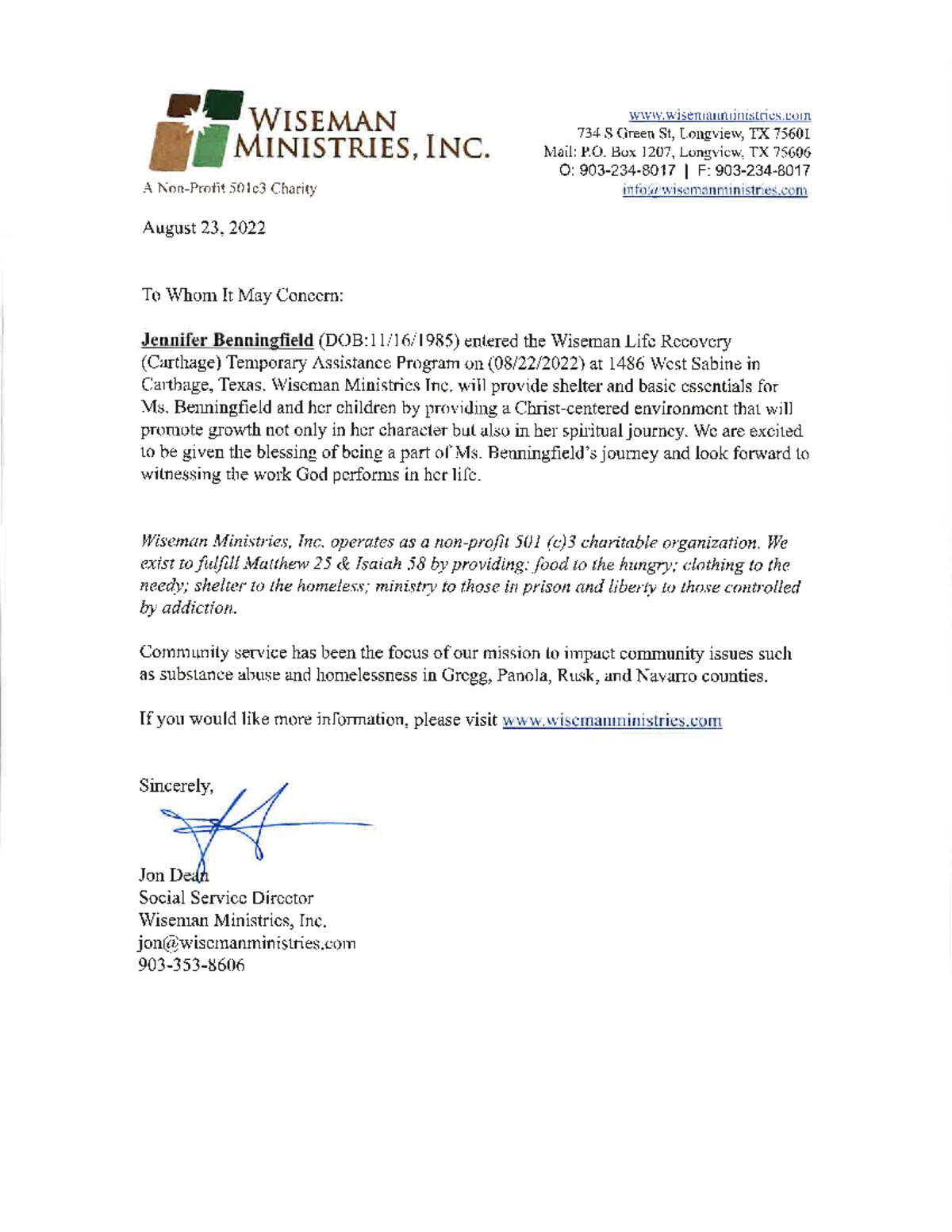 20220823110600 - Interview with a Person in Recovery Assignment - COUC ...