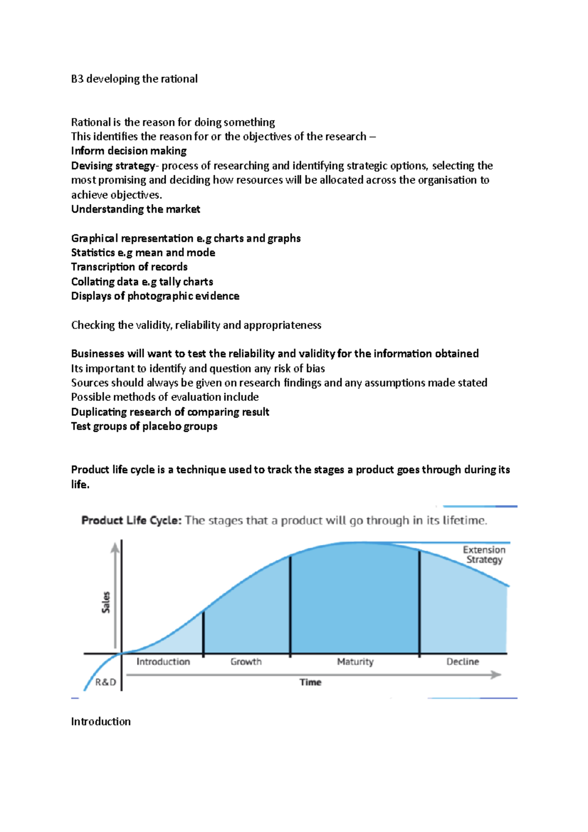 B3 Developing The Rational, product portfolio - B3 developing the ...
