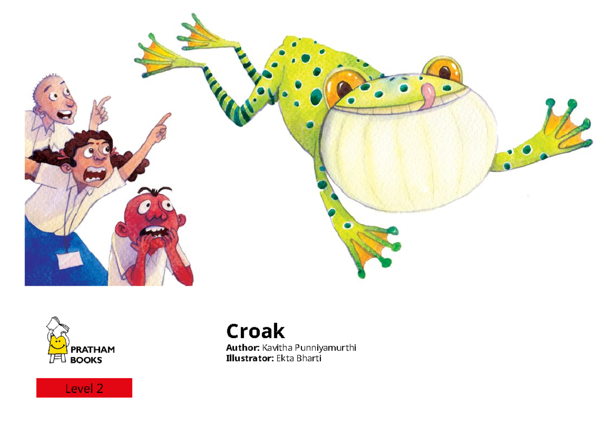 Croak – the tale of a frog - Croak Author: Kavitha Punniyamurthi ...