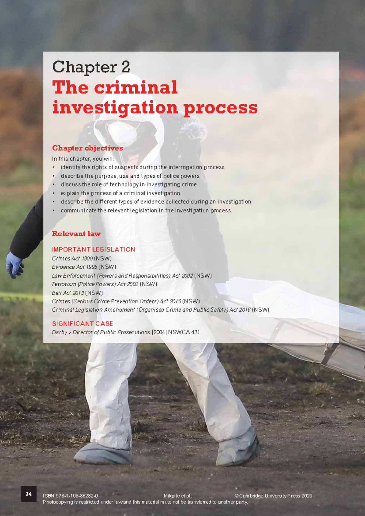 Legal 125ed ch02 - weaf - Chapter 2 The criminal investigation process ...