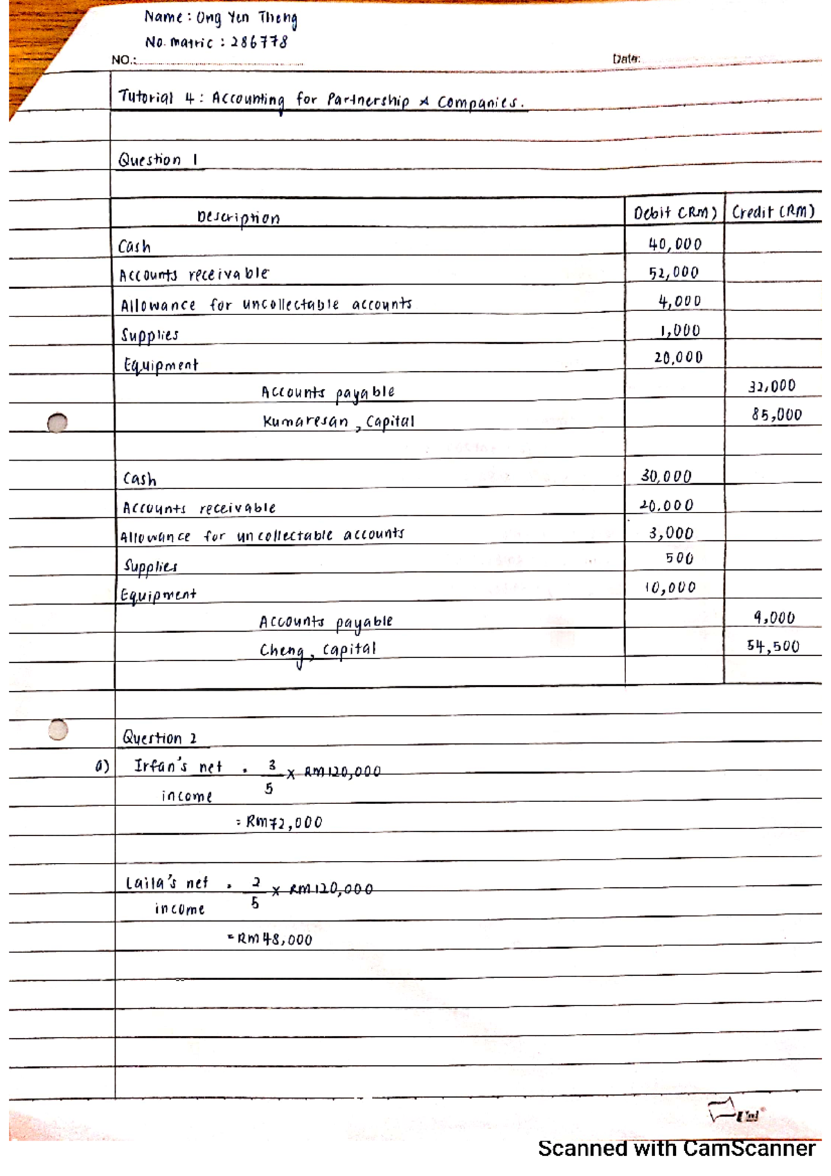 Tutorial 4 INTRODUCTION TO FINANCIAL ACCOUNTING - Introduction to ...