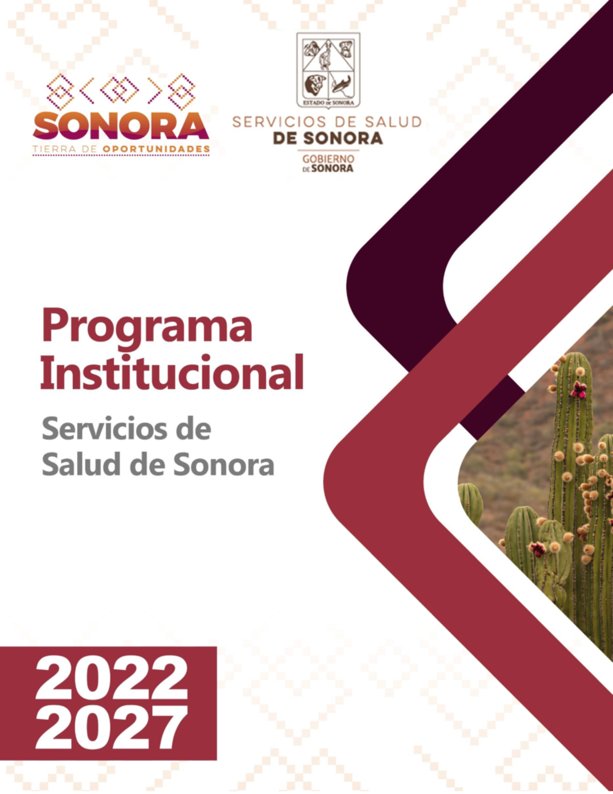 Programa institucional SSS 2022-2027 - INTRODUCCIÓN Al llegar la pandemia de Covid-19 al estado ...