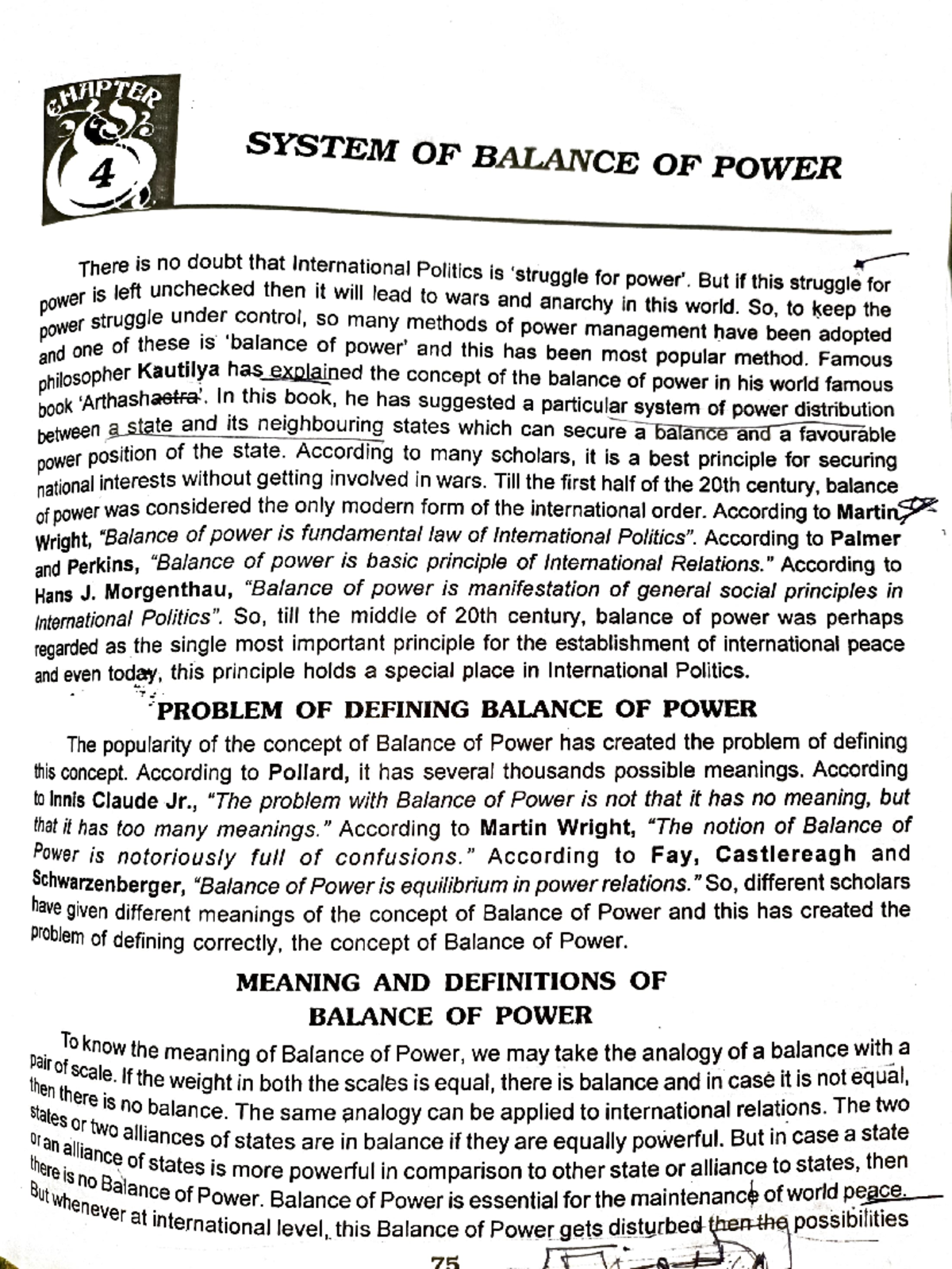 System of balance of power - PTER SYSTEM OF BALANCE OF POWER 4 There is ...