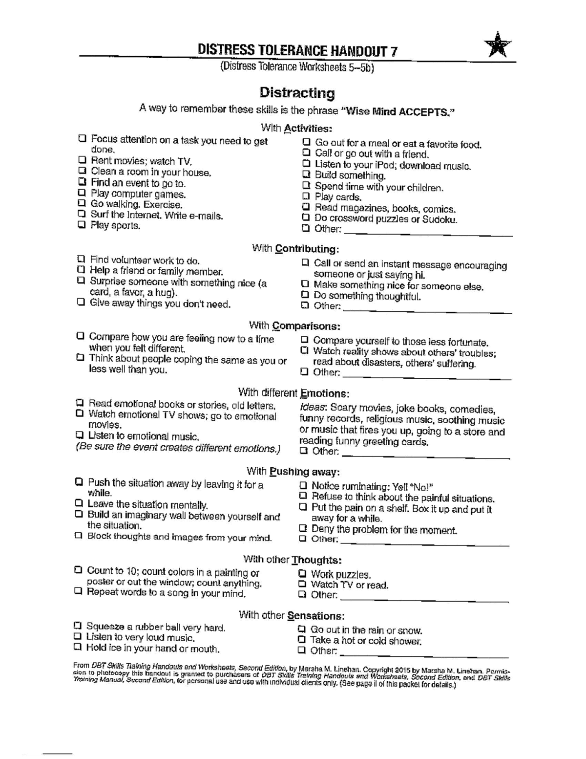 Distress tolerance skills 7 8 9 - EDAS 164 - Studocu