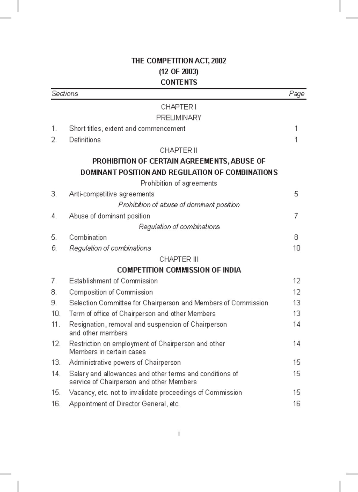 Competition Act 2012 COMPETITION LAW I THE COMPETITION ACT 2002 competition-act-2012-competition-law-i-the-competition-act-2002