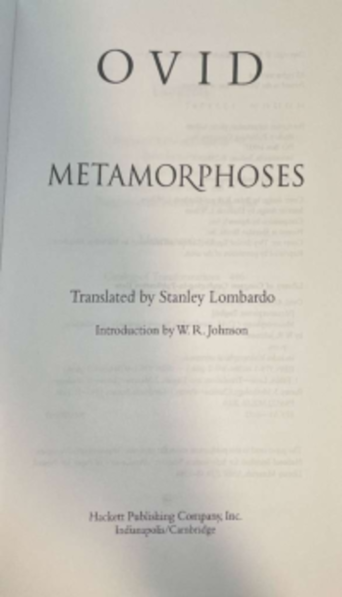Ovid Metamorphoses 7 - reading - CLAS 109 - Studocu