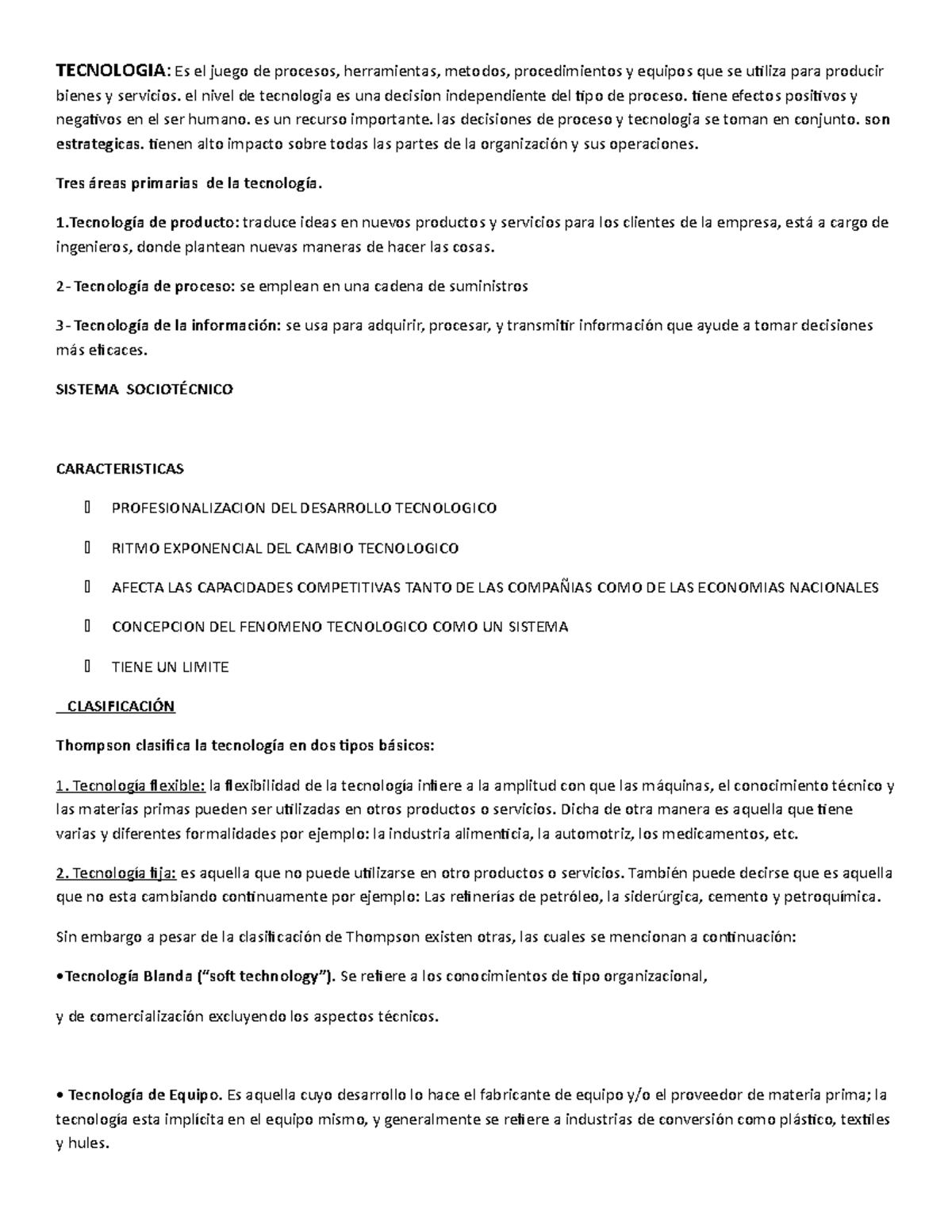 TEMA Clase Sobre Tecnologia para el futuro - TECNOLOGIA : Es el juego ...