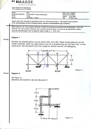 Formuleblad Mechanica 3 2021 - FORMULES DYNAMICA KINEMATICA ...
