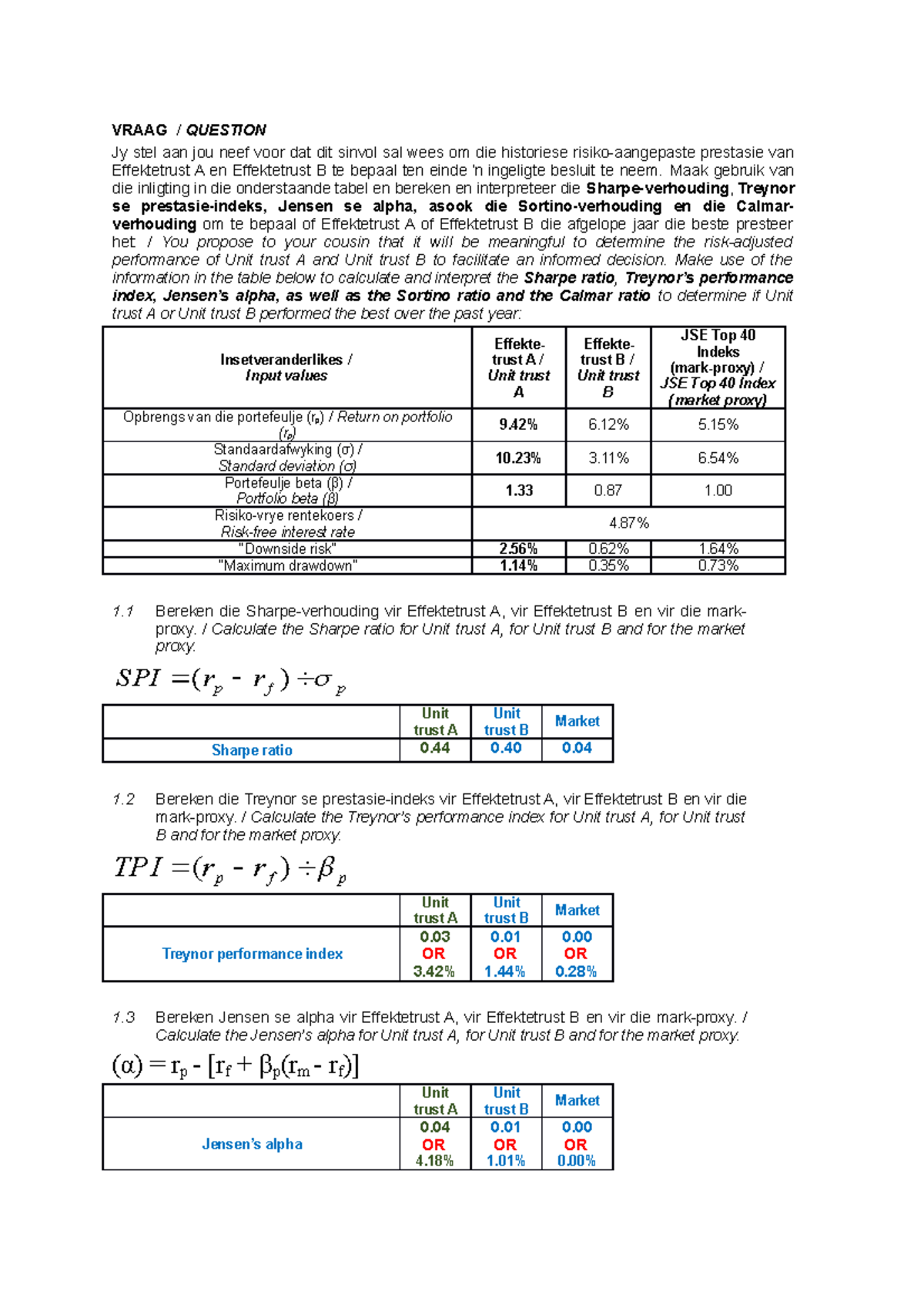 Chapter+15+calculation+example - SPI ( rp rf ) p TPI ( r p rf ) p VRAAG ...