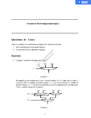 TD 32 corrigé - Numération et codage - Corrigé Exercice 1 : NUMERATION. Question 1 : Exprimer en ...