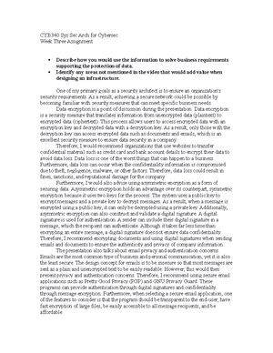 CYB 340 Week 2 Discussion - Based on this week’s readings, discuss ...