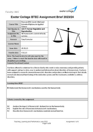 GCSE Biology Revision Notes - B2 - Organisation - Aug 2019 - Topic 2 ...