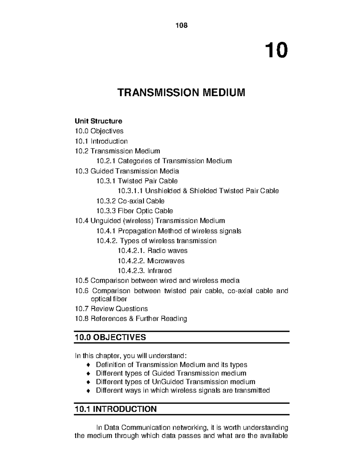 Unit 1 part 6 - Lecture notes by top faculties - 10 TRANSMISSION MEDIUM ...