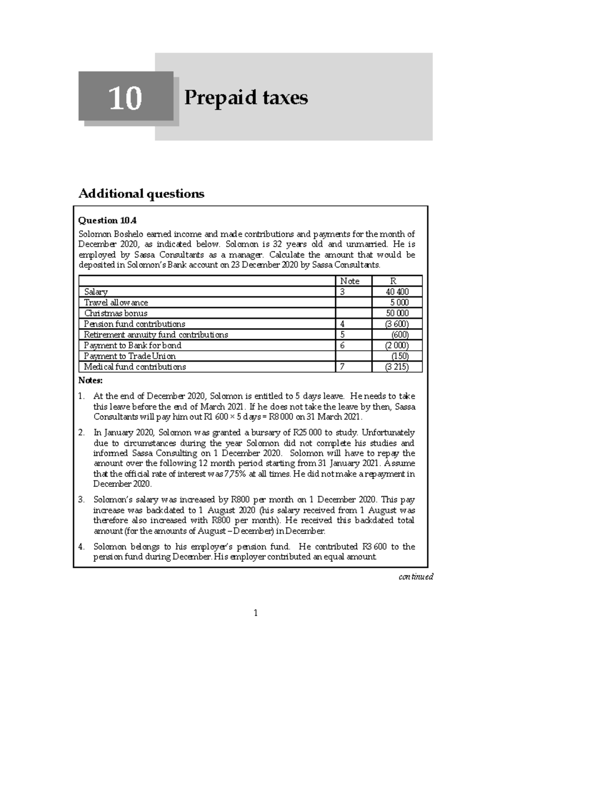 10 Chap 10 NP Prepaid taxes additional question 2021 - 1 Prepaid taxes ...